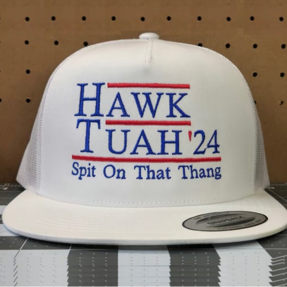 Hawk Tuah 2024 Spit On That Thang Embroidered Funny C… - Gem